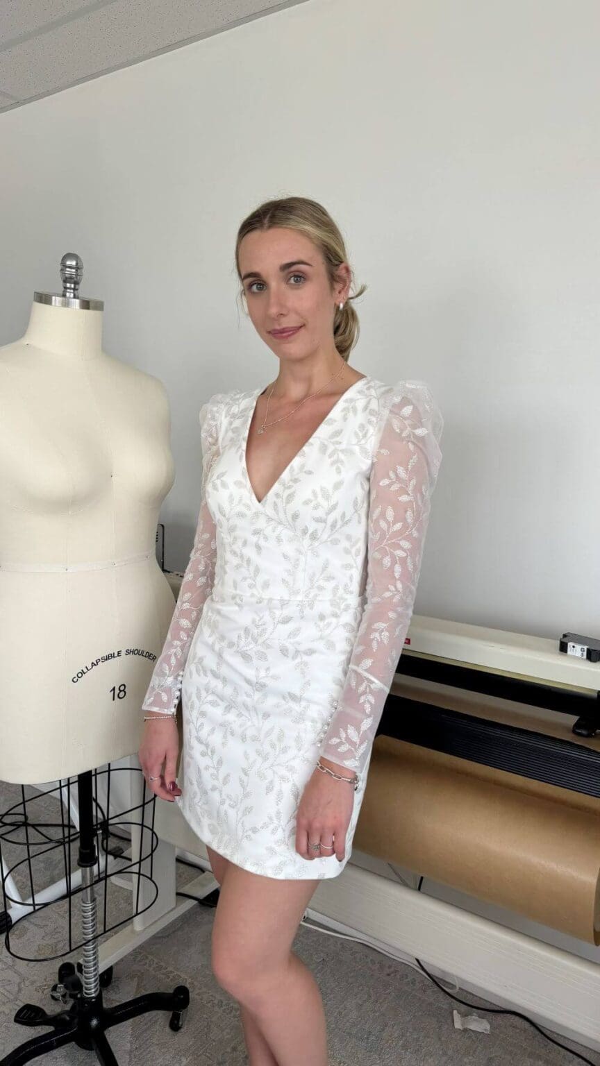 Silver Vegas Mini -New | Sample Sale | Gown + Altar